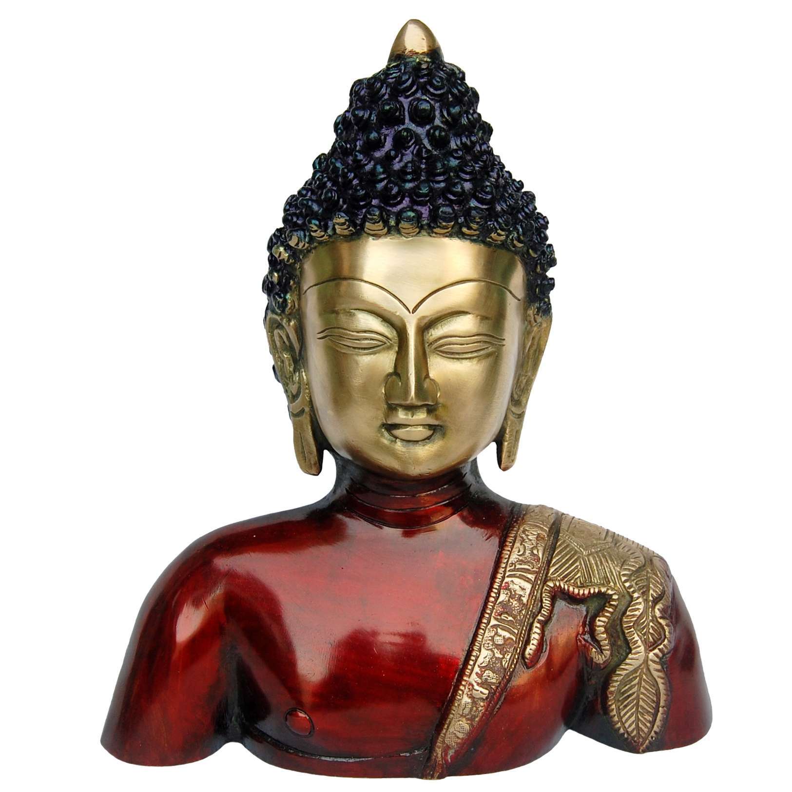 Antique Brass Finish buddha idols - Flickkerbox
