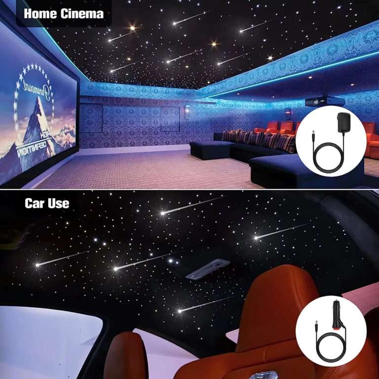 Multicolor RGB LED Fiber Optic Star Ceiling Panels - Flickkerbox